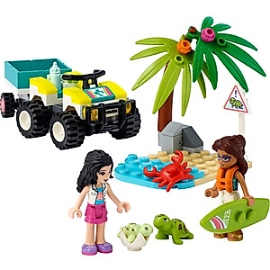 LEGO Friends Turtle Protection Vehicle 41697 Building Toy Set for Kids, Girls, and Boys Ages 6+ (90 Pieces)