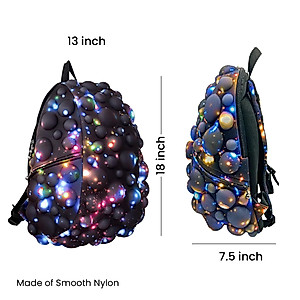 MadPax Bubble Backpack - Ultra Smooth Nylon Backpack - Backpack with Adjustable Straps