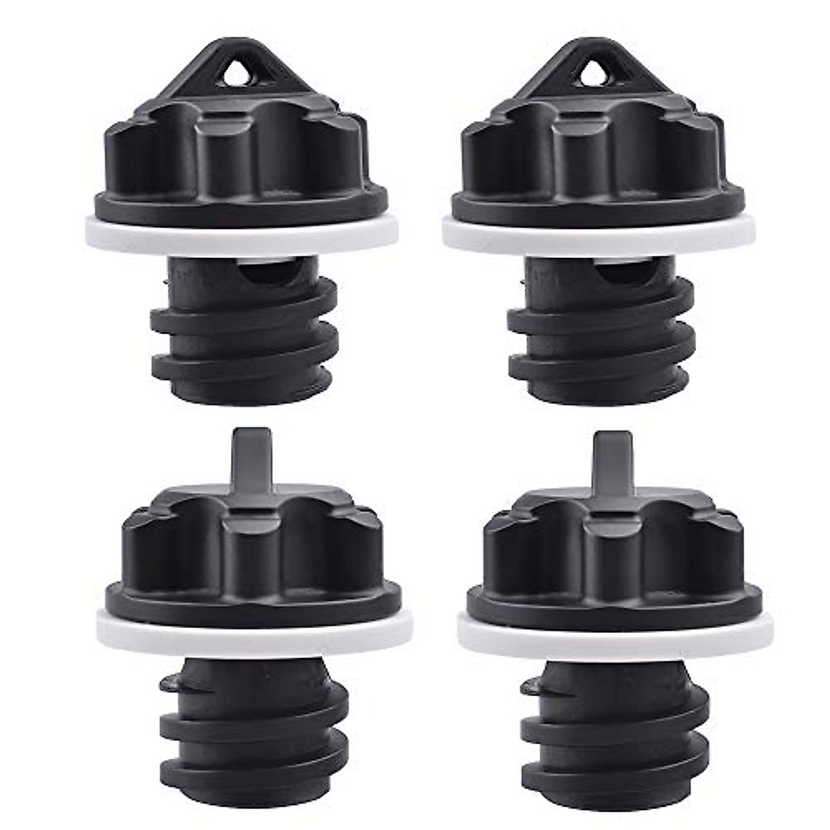 EWONICE 4Pack Replacement Drain Plugs for Yeti Coolers, Ergonomically Improved Small Cooler Drain Plug Compatible with Yeti's Line of Roadie, Tundra, and Tank Coolers