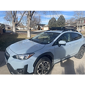 Roof Mounted Steel Cargo Storage Carrier 150 Lb. Capacity Adds 10 Square Feet of Storage