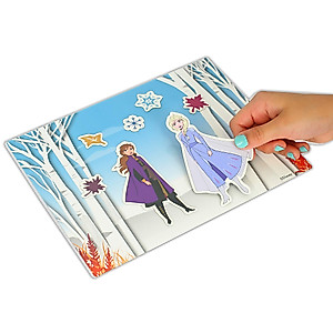 Tara Toys Frozen 2 Enchanted Activity Tote - Ultimate Princess Adventure Bag with Coloring Books, Stickers, and Craft Supplies, Travel-Friendly Holiday Gift for Little and Imaginative Artists, Ages 3+