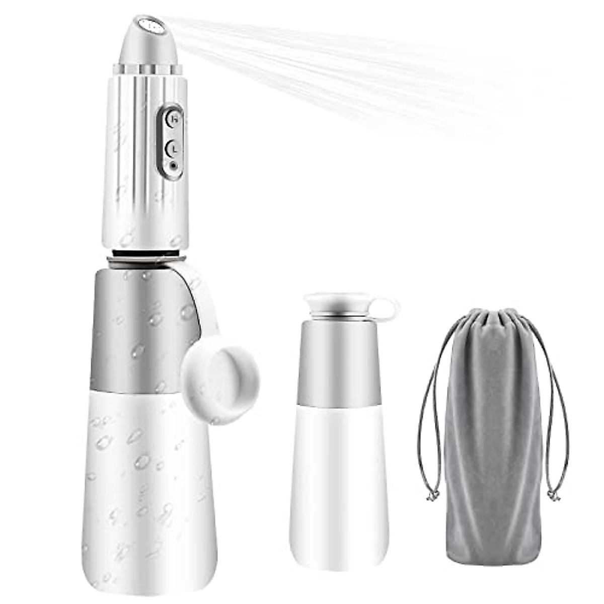 Portable Bidet - LLest Electric Rechargeable Mini Handheld Travel Bidet Sprayer with Travel Bag and USB Cable for Personal Hygiene Cleaning | Women and Men | Baby & Postpartum Essentials(Grey)