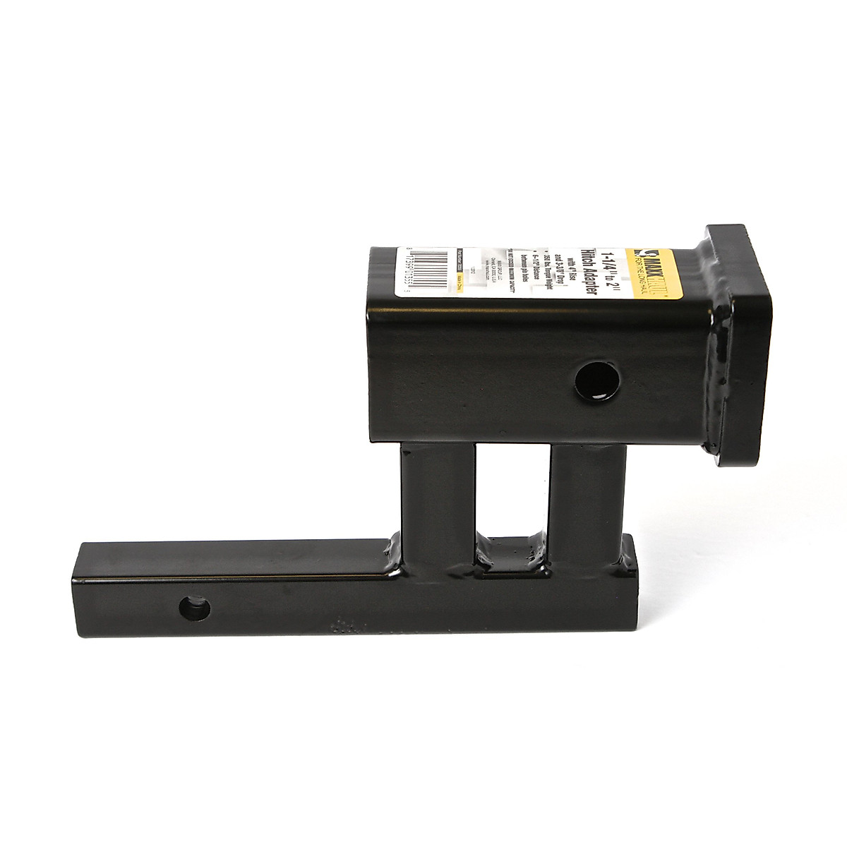 MaxxHaul 70355 1-1/4" to 2" (Fits class II only) Hitch Adapter with 4" Rise and 3-3/8" Drop