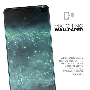 DesignSkinz Trendy Green Space Surface Protective Vinyl Decal Wrap Skin Cover Compatible with The Samsung Galaxy S20 (Screen Trim & Back Glass Skin)