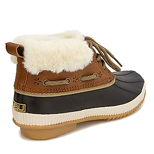 JBU by Jambu Women's Maria Waterproof Ankle Boot, Brown, 6