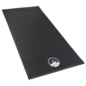 Exercise Bike Mat - 30x60in Non-Slip Waterproof Indoor Cycle or Treadmill Pad - Multipurpose Noise-Reducing Workout Mat by Wakeman,Black