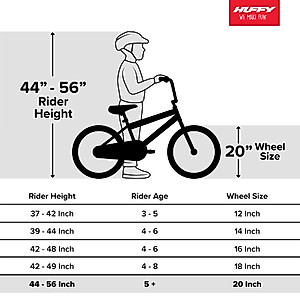 Huffy Valcon 20" Boy's Full Suspension Mountain Bike, 6 Speed, Quick Connect Assembly