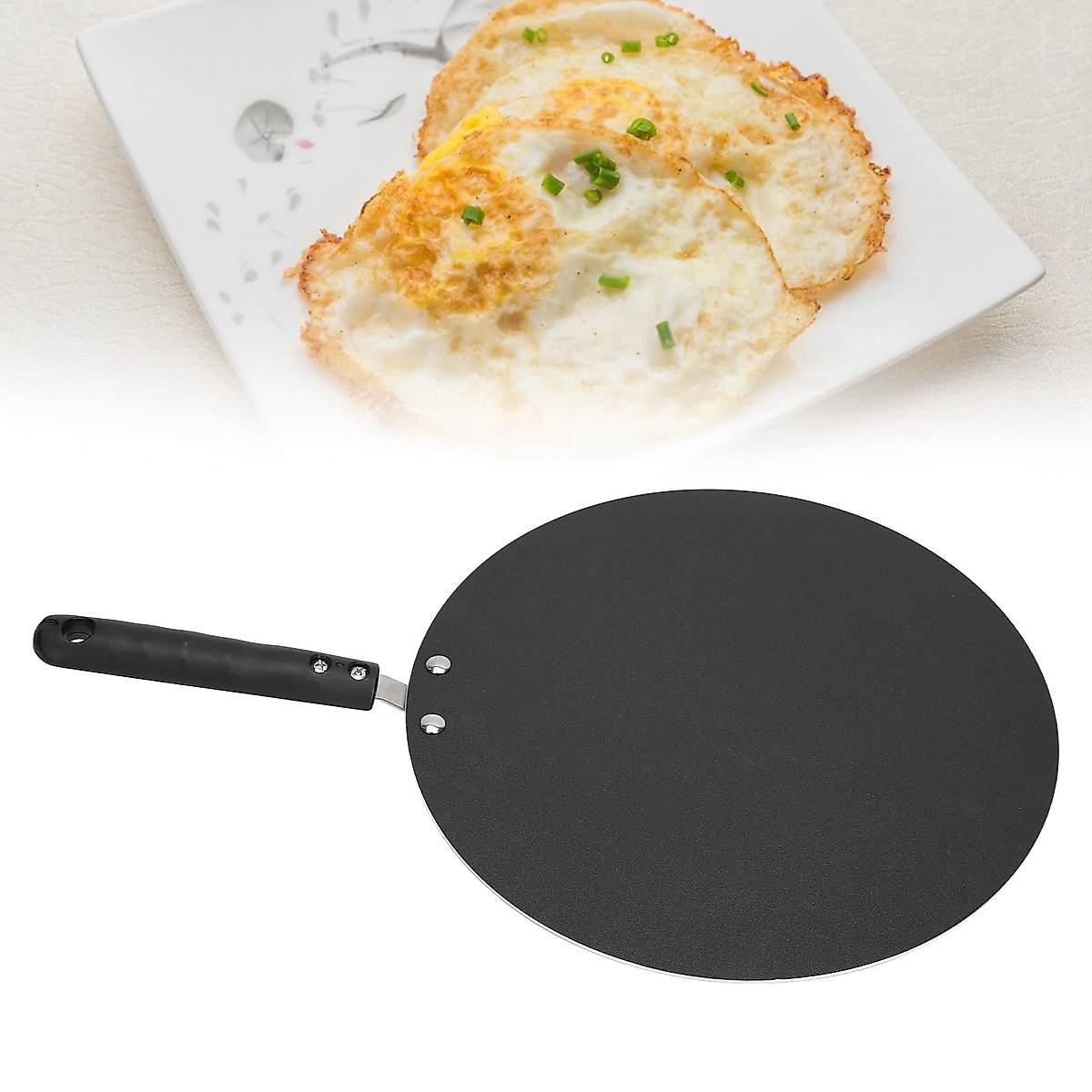 Nonstick Crepe Pan, Crepe Pan Nonstick Dosa Pan Skillet Pan Auluminium Pancake Griddle Pan Tortilla Pan Griddle Pan for Stove Top Tawa Pan for Roti Indian