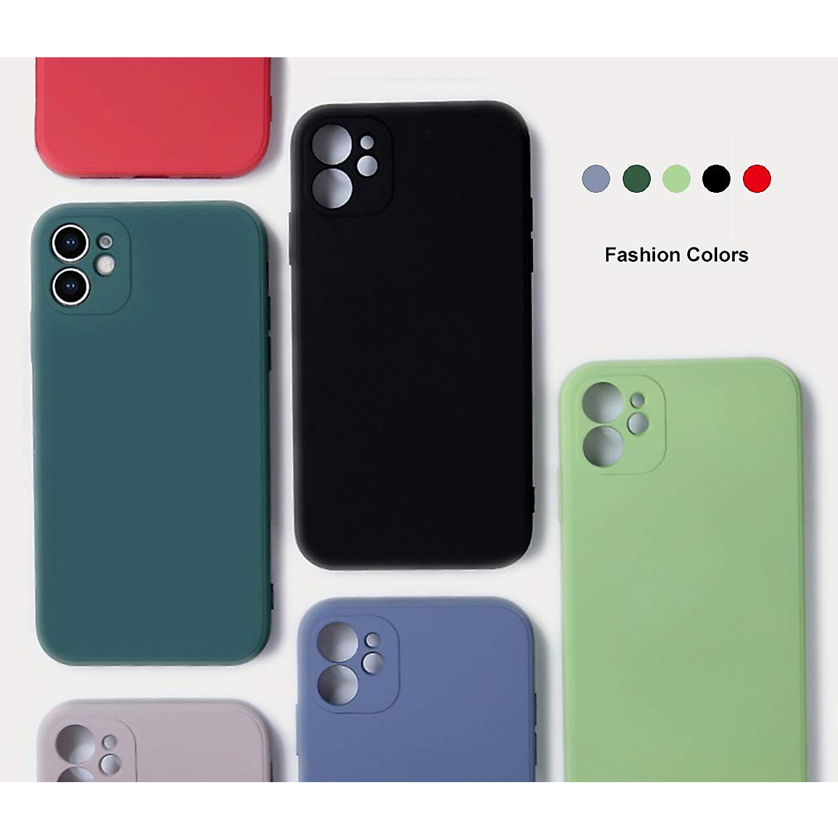 ZEZHOU Compatible with iPhone 11 Case, Upgrade Defender Liquid Silicone, [Full Covered Camera] [Soft Microfiber Lining] Shockproof Slim Thin Protective Phone Case for iPhone 11 6.1 inch, Black