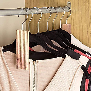 Prettyway Cedar Blocks for Clothes Storage, Red Cedar Pantry Hanging Planks Closets Deodorant, Cedarwood Hang Ups Drawers Fresh Scent, 30 Pack