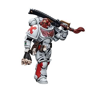 JoyToy 1/18 Warhammer 40,000 White Scars Squad Assault lntercesso Ba Tsendbaater Acton Figiure