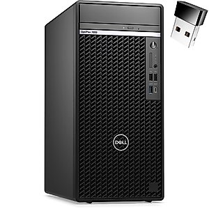 Dell OptiPlex 7000 Business Tower Desktop, 12th Gen Intel 12-Core i7-12700, 32GB DDR5 RAM, 2TB PCIe SSD + 1TB HDD, DVDRW, Ethernet, USB WiFi Adapter, Windows 11 Pro