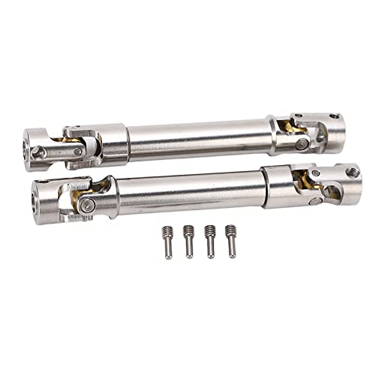 RC Drive Shaft Set, 2Pcs M4 Six Teeth RC Drive Shaft for 1/10 RC Crawler (91mm)