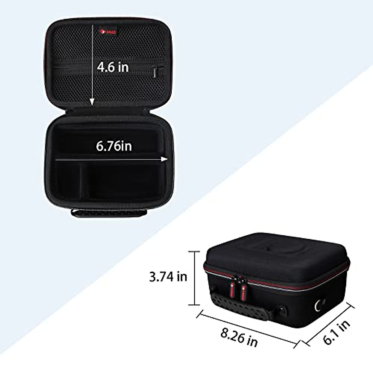 XANAD Black Case for Sony Alpha ZV-E10/ZV-E10L/ ZV-1/ZV-1F Camera Vlogger Accessory Kit Tripod (GP-VPT2 BT) and Microphone - with Shoulder Strap