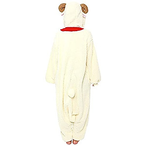 SAZAC Sheep Kigurumi Onesie Jumpsuit Halloween Costume