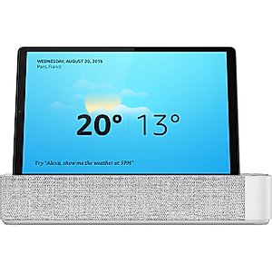 Lenovo Smart Tab M10 with Alexa Smart Dock 10.3" Tablet 128GB, Platinum Gray (Renewed)