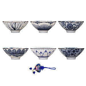 Kungfu Teacup,Chinese Long-Quan Celadon Teacup,Set of 6