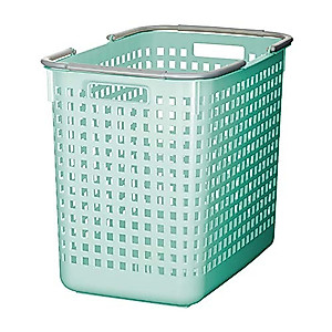 Like-it Laundry Basket, Storage, Square, Made in JAPAN, 40L, SCB-5, Mint blue