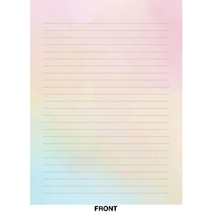 True Colors Lined Stationery Set (30 lined sheets, 24 envelopes)