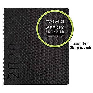 AT-A-GLANCE, Weekly/Monthly Planner, Graphite, Large (70260X4520)