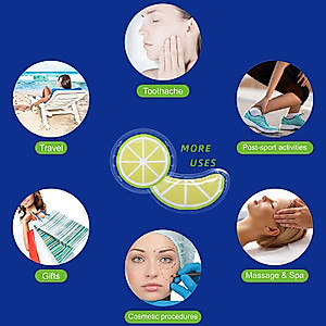 Gel Ice Pack Reusable Cooling Eye Pads and Under Patches,Eye Hot Cold Treatment for Redness,Pain Relief Relax