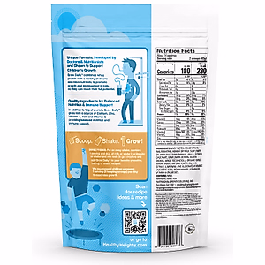 Healthy Height Grow Daily 3 Protein Powder (Vanilla) - Developed by Pediatricians - High in Protein Nutritional Shake - Contains Key Vitamins & Minerals