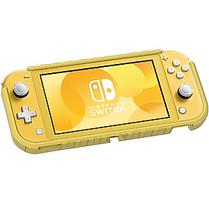 Nintendo Switch Lite Hybrid System Armor (Yellow) by HORI - Officially Licensed by Nintendo