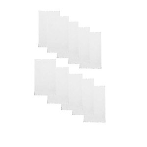 Q-Tees - Fringed Reversible Fingertip Towel, Cotton, Size: 11in W x 18in L (10 Pack)