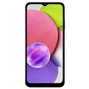 SAMSUNG Galaxy A03S 4G LTE (NOT 5G) 6.5" HD+ Triple Camera 5000mAh Battery, Dual Sim GSM Unlocked Global 4G Volte (NOT VERIZON/Boost) International Model A037M/DS (Black, 64GB)