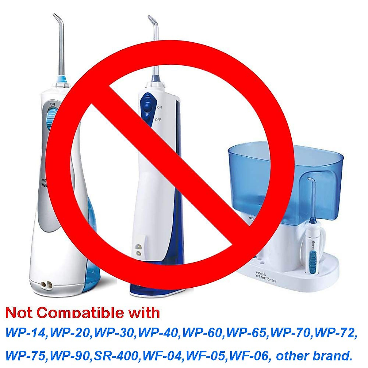 Plaque Seeker Replacement Tips Compatible with Waterpik Water Flossers and Other Brand Oral Irrigators, Water Flosser Tip Replacement, Plaque Remove Brisles Tips(4-Pack)