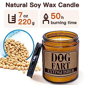 Dog Fart Candle Dog Mom Gifts, to Dog Lover Gifts Funny, Dad Gifts from Daughter, Funny Gifts for Husband from Wife, Housewwarm Gifts for Friend, Friend Gifts for Long Distance