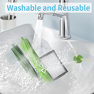 29 Pack Replacement Parts for iRobot Roomba i7 i7+ i3 i3+ i4 i4+ i6 i6+ i8 i8+ j7 j7+/Plus E5 E6 E7 Vacuum Cleaner, 3 Set Rubber Brushes and 8 Vacuum Filters and 8 Side Brushes and 10 Vacuum Bags