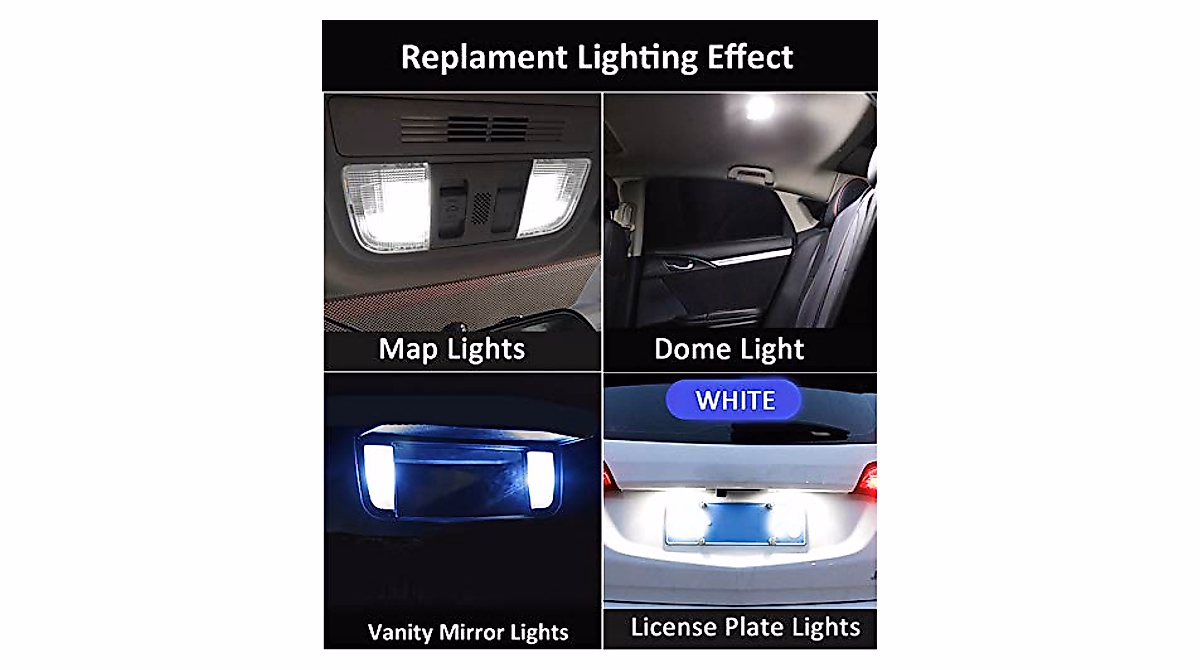 2009-2015 Honda Pilot LED Interior Lights Kit Super Bright