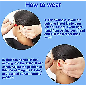 Earplugs for Sleeping, 9 Pairs Silicone Ear Plugs for Swimming with Aluminum Carry Case Noise Reduction for Learning, Hearing Protection, Concerts, Airplanes, Shooting for Woman, Man, Kids (9)