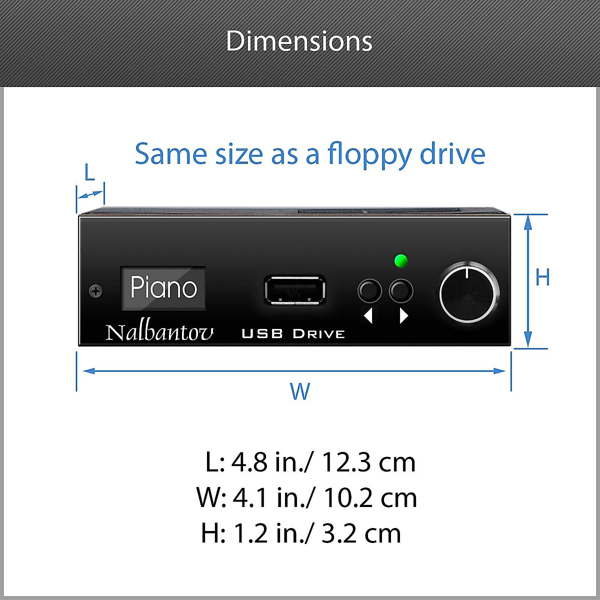 USB Emulator Nalbantov N-Drive eXtreme for Yamaha Disklavier MX100A, MX100B, MX101R, MX100MR, MX100M, MX300MR