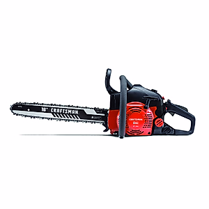 CRAFTSMAN Gas Powered Chainsaw, 16-inch, 42cc, 2-Cycle (S165)