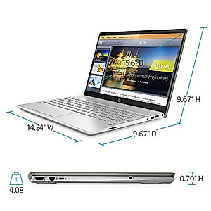 HP 15-cs3019nr Pavilion 15.6-Inch Laptop, Intel Core i7 (Mineral Silver)