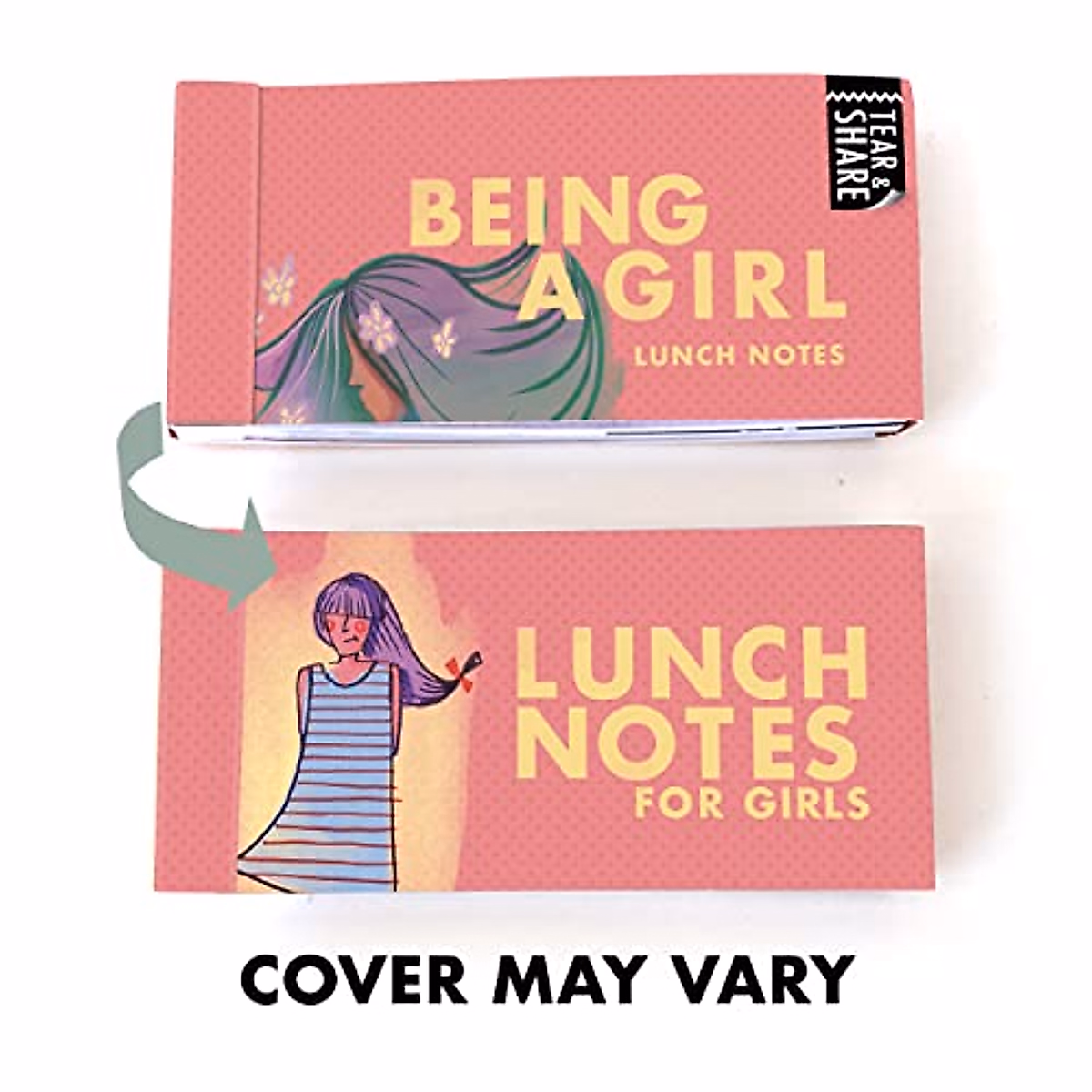 Lunch Box Notes for Girls Bundle - 3 Packs of 20 Unique Inspirational, Motivational and Kindness Note Cards