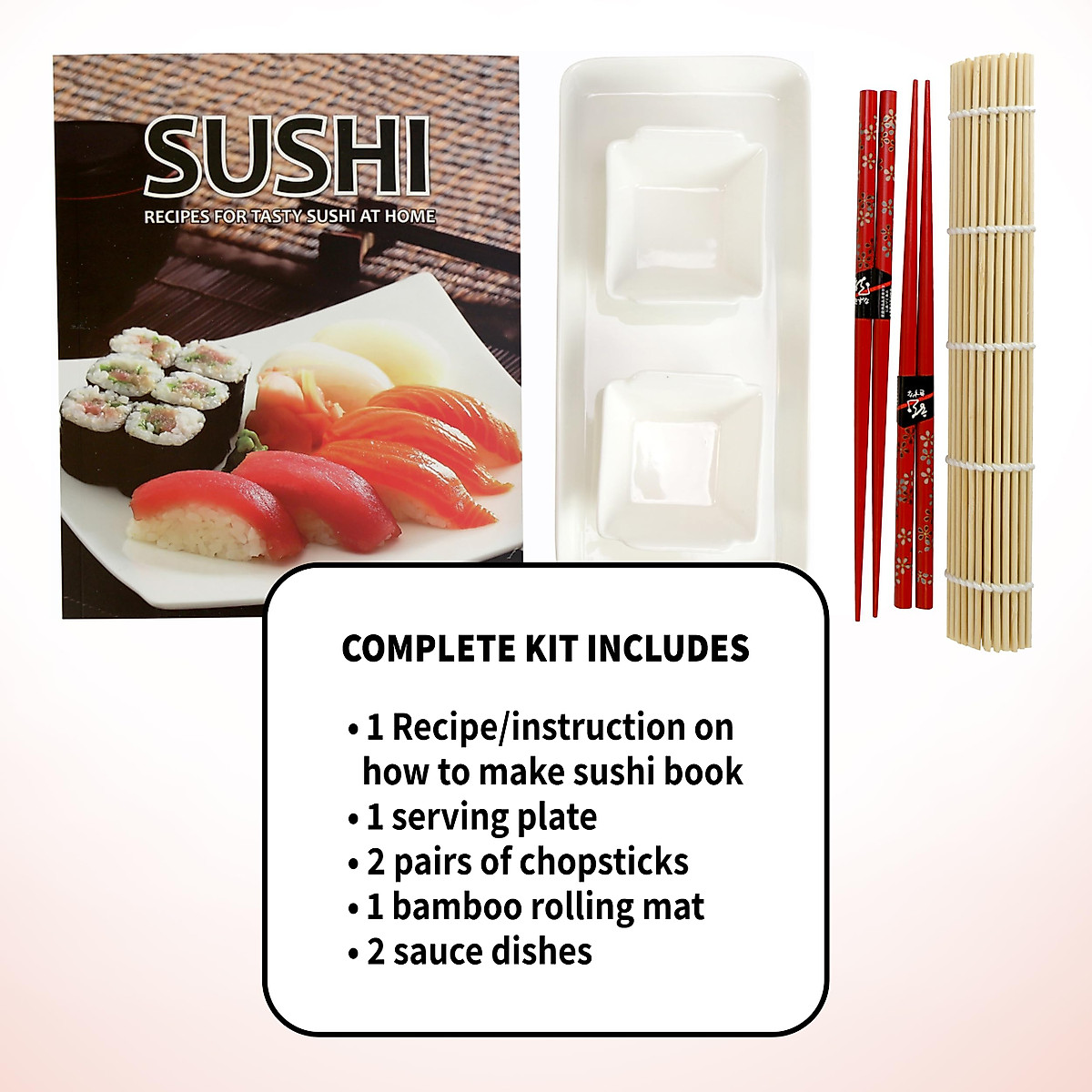 SpiceBox Introduction to Sushi Kit - Master The Art of Crafting Exquisite Sushi at Home