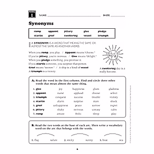240 Vocabulary Words Kids Need to Know: Grade 4: 24 Ready-To-Reproduce Packets That Make Vocabulary Building Fun & Effective