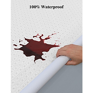 Ferlizer Waterproof 3" [King] Mattress Topper Cover Ultra Soft & Corner Straps, CertiPUR-US Certified, Grey