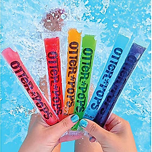 Otter Pops, Original Assorted Freezer Pops, 1oz Freeze Pops in Six Zippy Flavors, 100 Count, (85100)