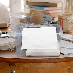 Healeved Bathroom Wipes Holder 3pcs Baby Wipe Dispenser Portable Refillable Wipe Holder Baby Wipes Container Wet Tissue Holders Reusable Travel Wet Wipe Pouch Transparent Baby Wipe Holder