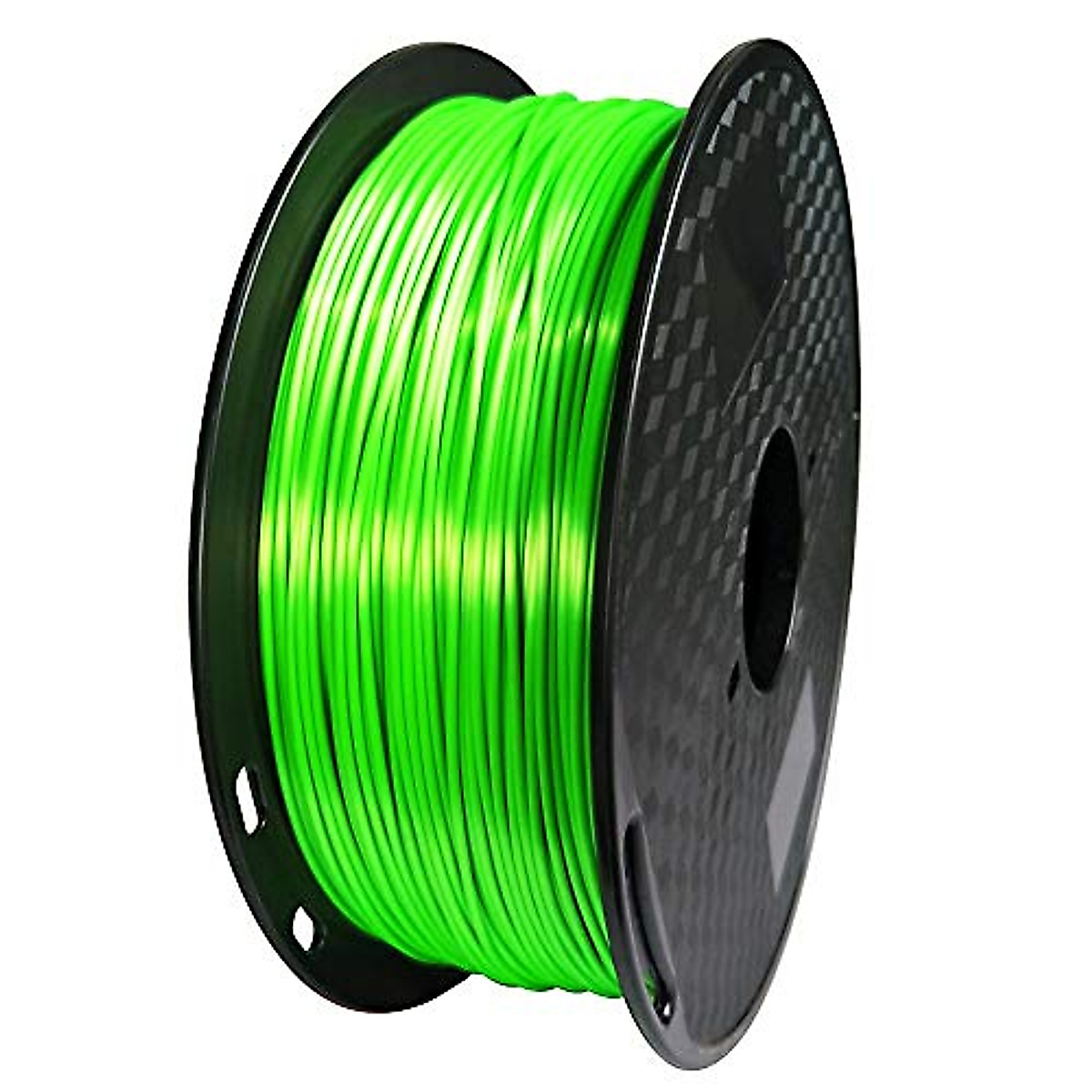 Silk Lime Green PLA Filament 1.75 mm 3D Printer Consumables 1kg Spool 2.2lbs Bright Green 3D Printing Material Fit Most FDM Printer Silky Metal-Like Shiny Metallic PLA Filament CC3D Green Color