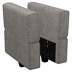 Belffin Fabric Modular Sectional Sofa Armrest Backrest Module Couch Side Sectional Part Armrest/Backrest Grey
