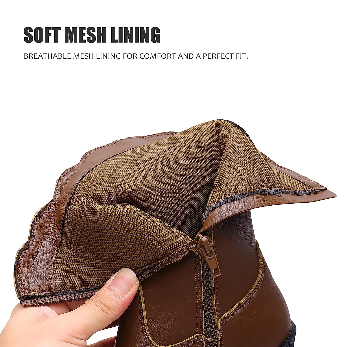 WOWHAH Kids Boys Girls Cowboy Boots, Cowgirl Boots for Girls Western Boots(Toddler/Little Kid/Big Kid)(WH808-Brown-2)