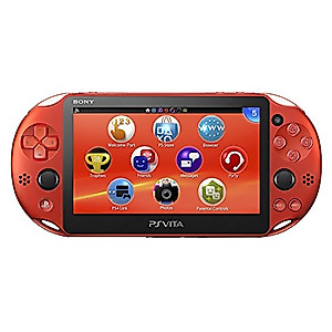 PlayStation Vita Wi-Fi Metallic Red PCH-2000ZA26 (Japan Import)