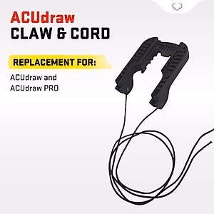 TenPoint ACUdraw Claw with Self-Centering Draw Cord - For Consistent Cocking with Less Wear on the Bowstring - Not Compatible with ACUdraw 50