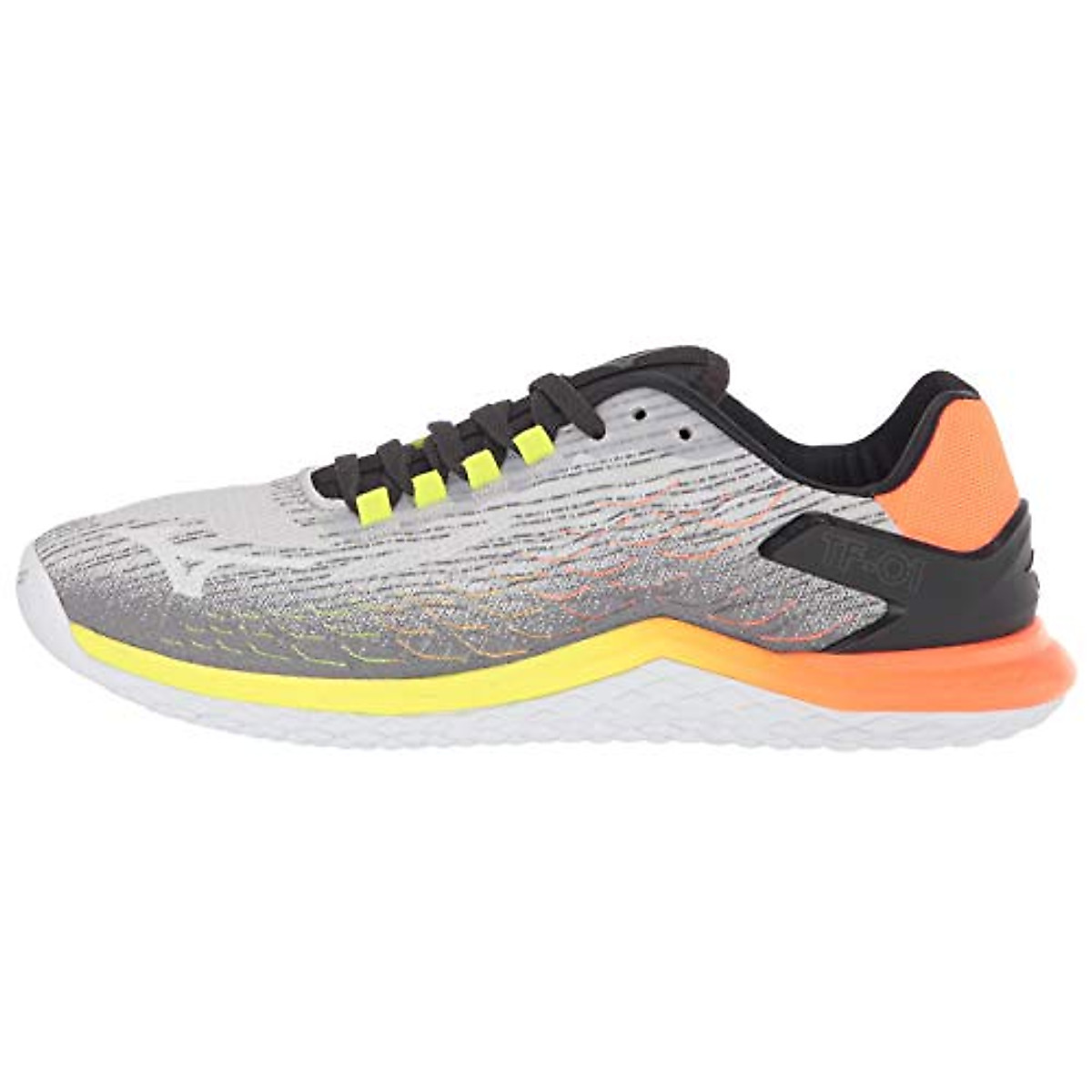 Mizuno mens Tf-01 Cross Trainer, Grey-orange, 14 US