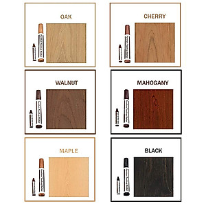 Youngy Furniture Repair Wood Cabinet Floor Touch Up Markers Scratch Filler Remover - Oak